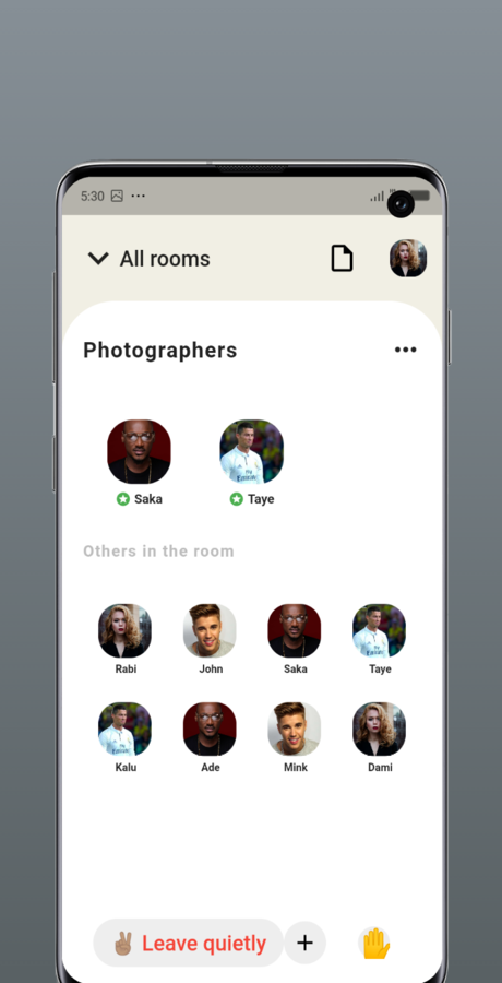 CLUBHOUSE | FLUTTER ANDROID , IOS AND WEB TEMPLATE UI / UX by consultmoh